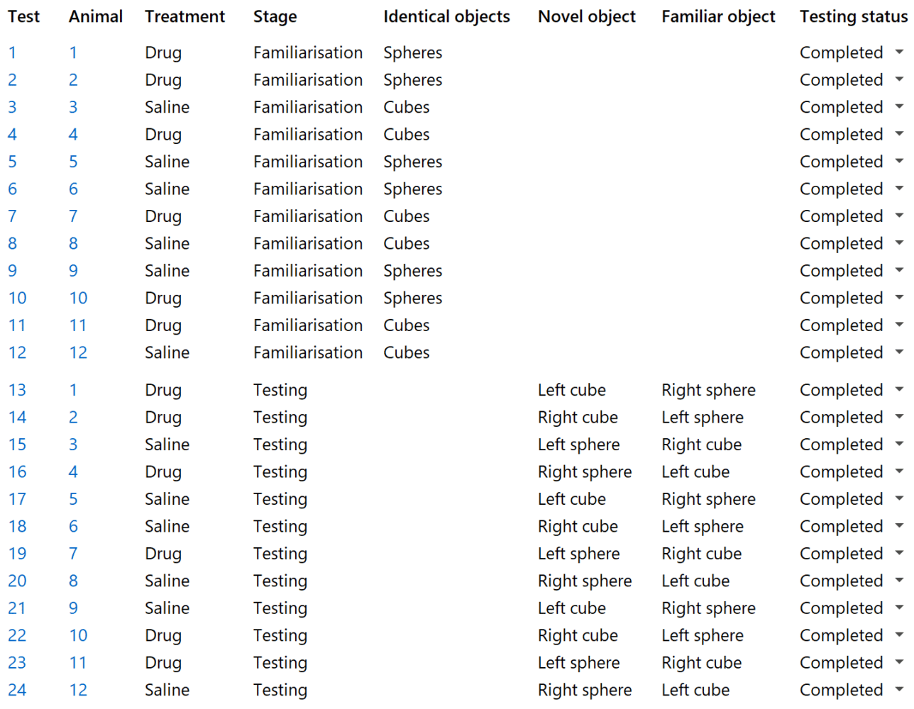 Setting Up A Novel Object Recognition Experiment In Any Maze Part 1